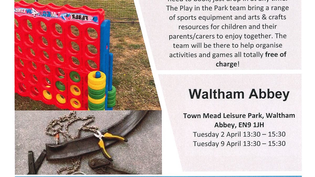 Epping Forest Play in the Park & Bike Maintenance DR BIKE - Town Mead ...